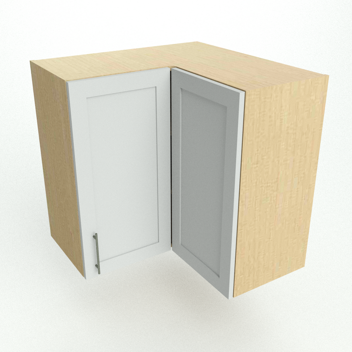 Wall Cabinet - L Corner - Custom Cabinets - MKE Cabinetry - Milwaukee, WI